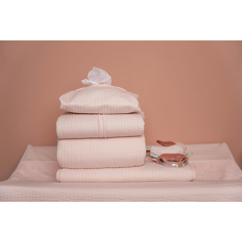 Little Dutch swaddle doek 120x120 cm Pure Soft Pink | wehkamp