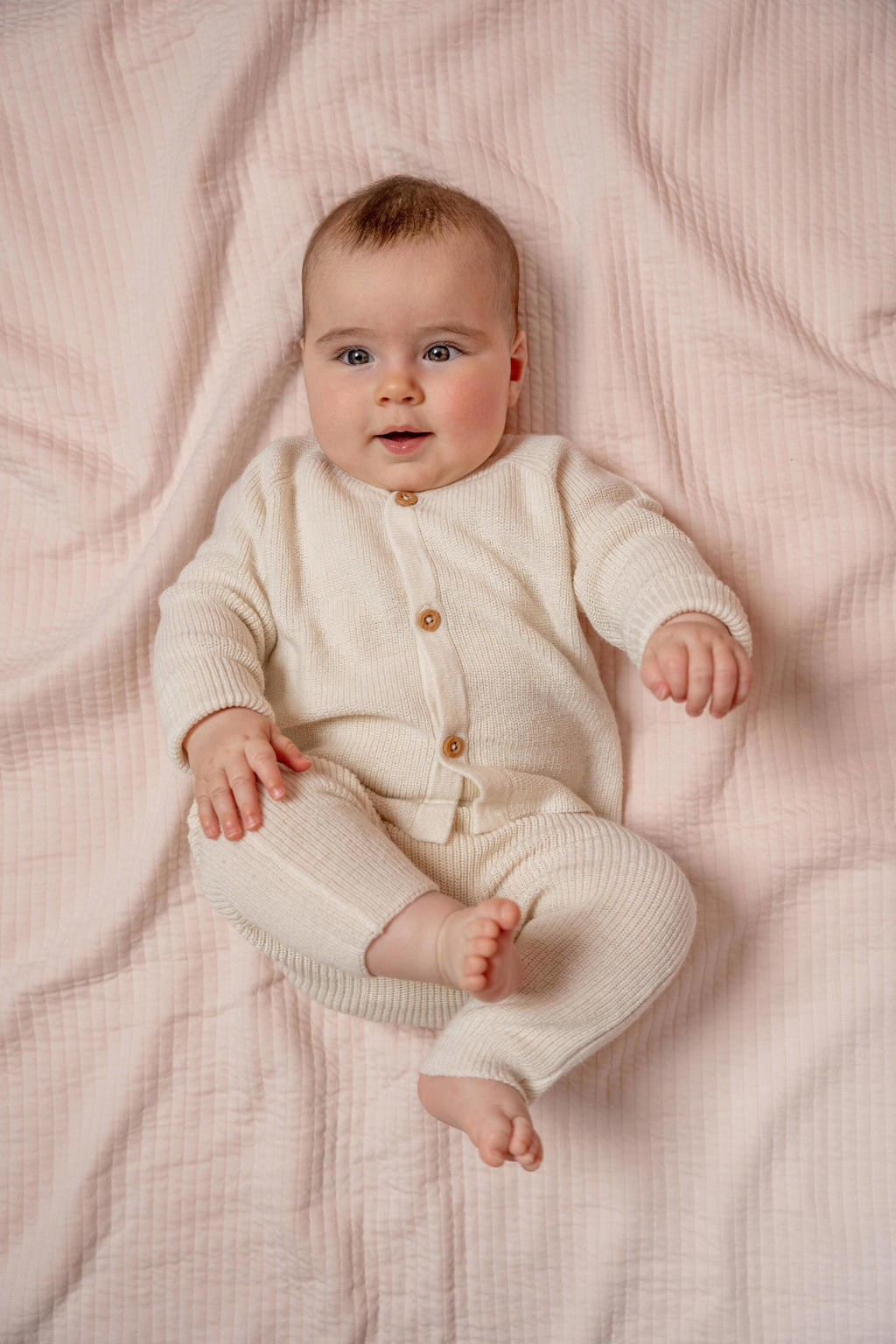 Little Dutch baby wiegdeken teddy 70x100 cm Pure Soft Pink | wehkamp