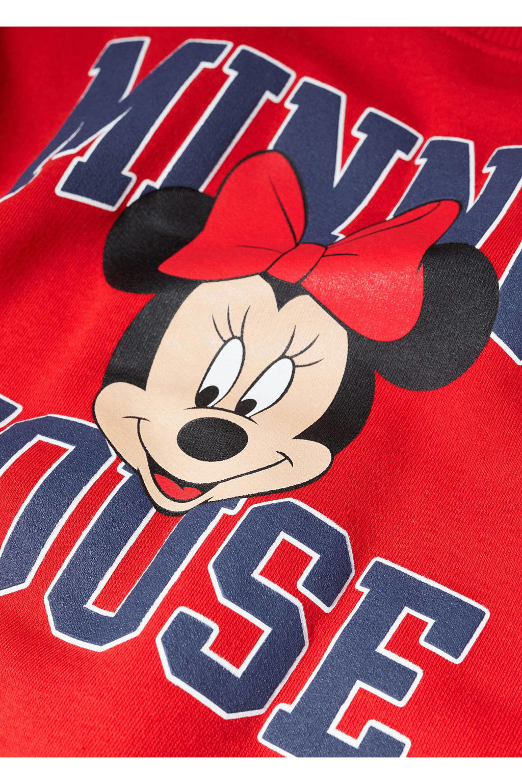 Mango Kids Minnie Mouse sweater met printopdruk rood | wehkamp