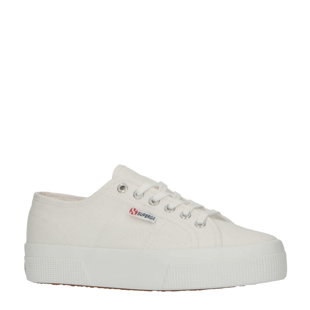 Superga canvas sneakers wit kopen? | Morgen in huis | wehkamp