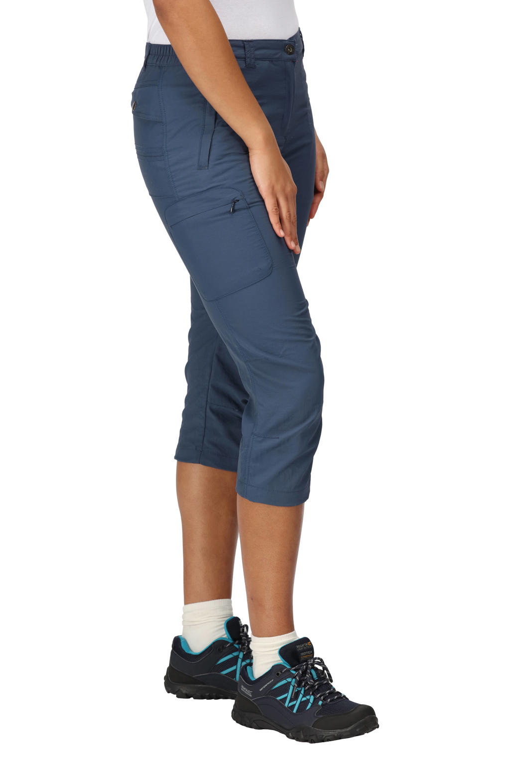 Regatta outdoor capri broek Chaska II donkerblauw | wehkamp