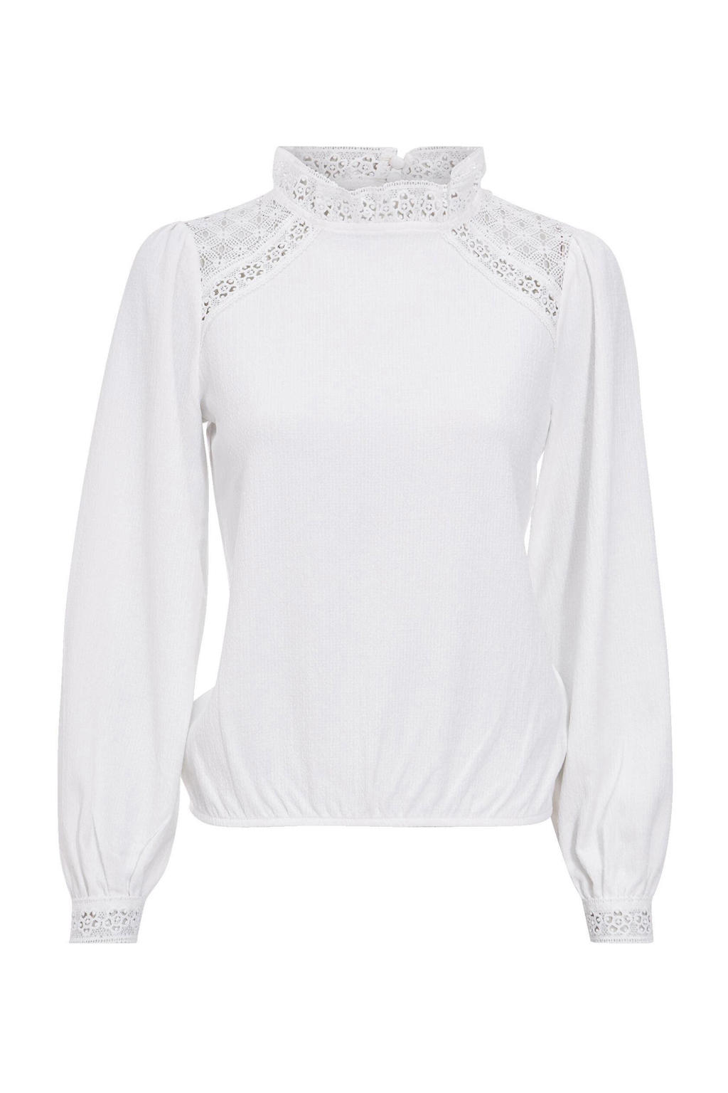 Cache Cache top met ruches wit | wehkamp