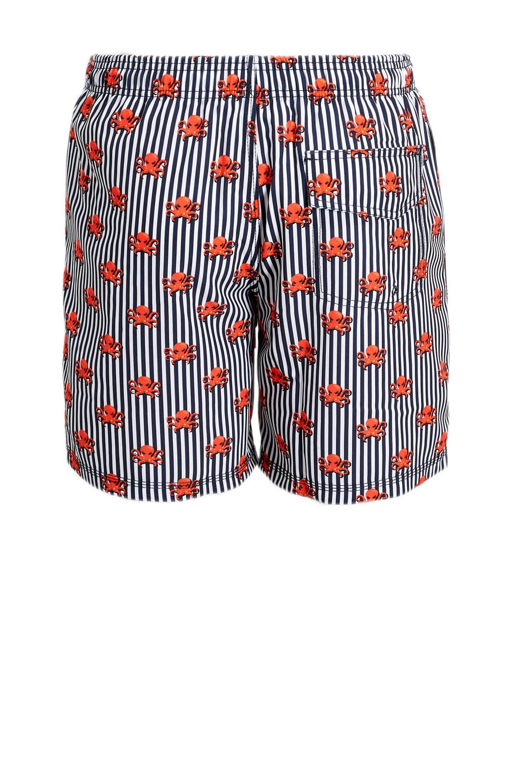 Falcon zwemshort Dray blauw/wit/rood | wehkamp