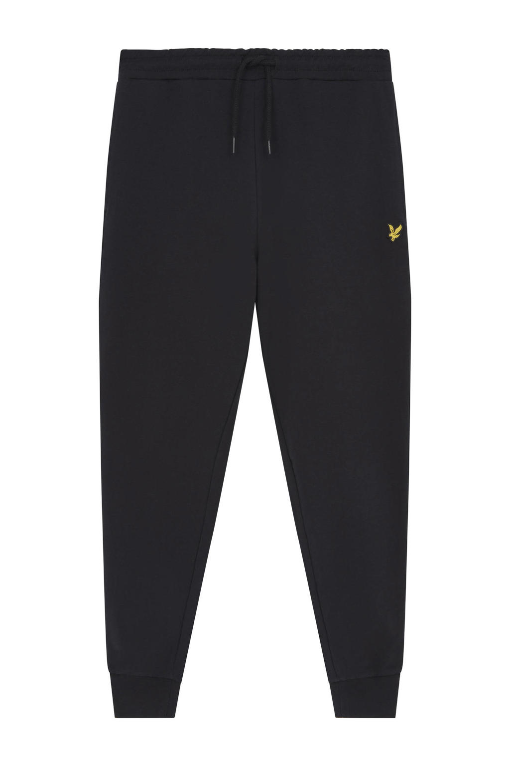 Lyle & Scott regular fit joggingbroek met logo zwart | wehkamp