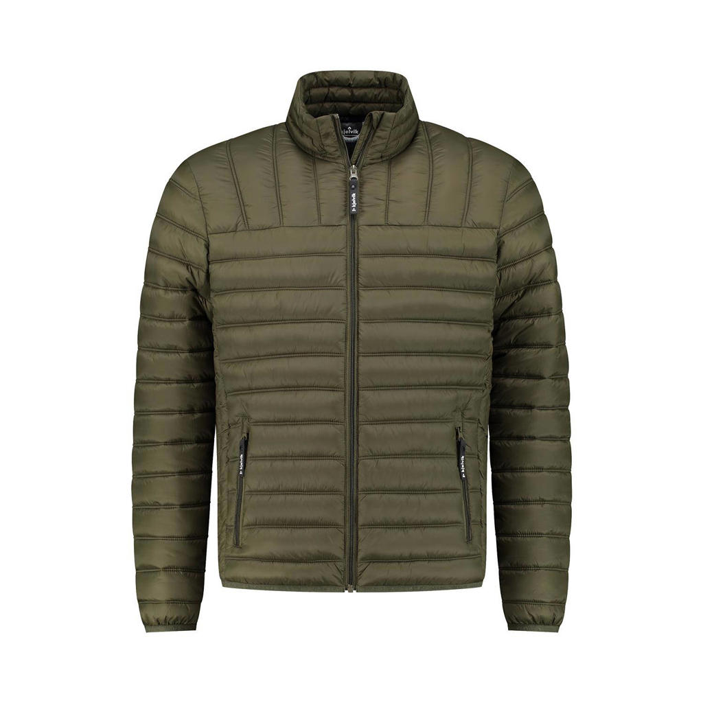 Kjelvik outdoor jas Louis groen | wehkamp