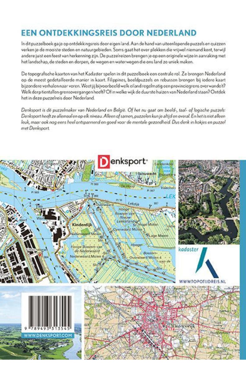 Peter Vroege Denksport - Nederland in kaart Puzzelboek | wehkamp