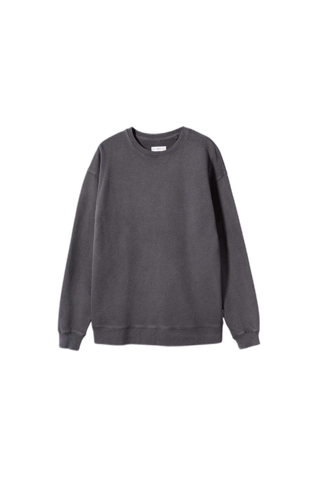 Mango Kids sweater antraciet | wehkamp