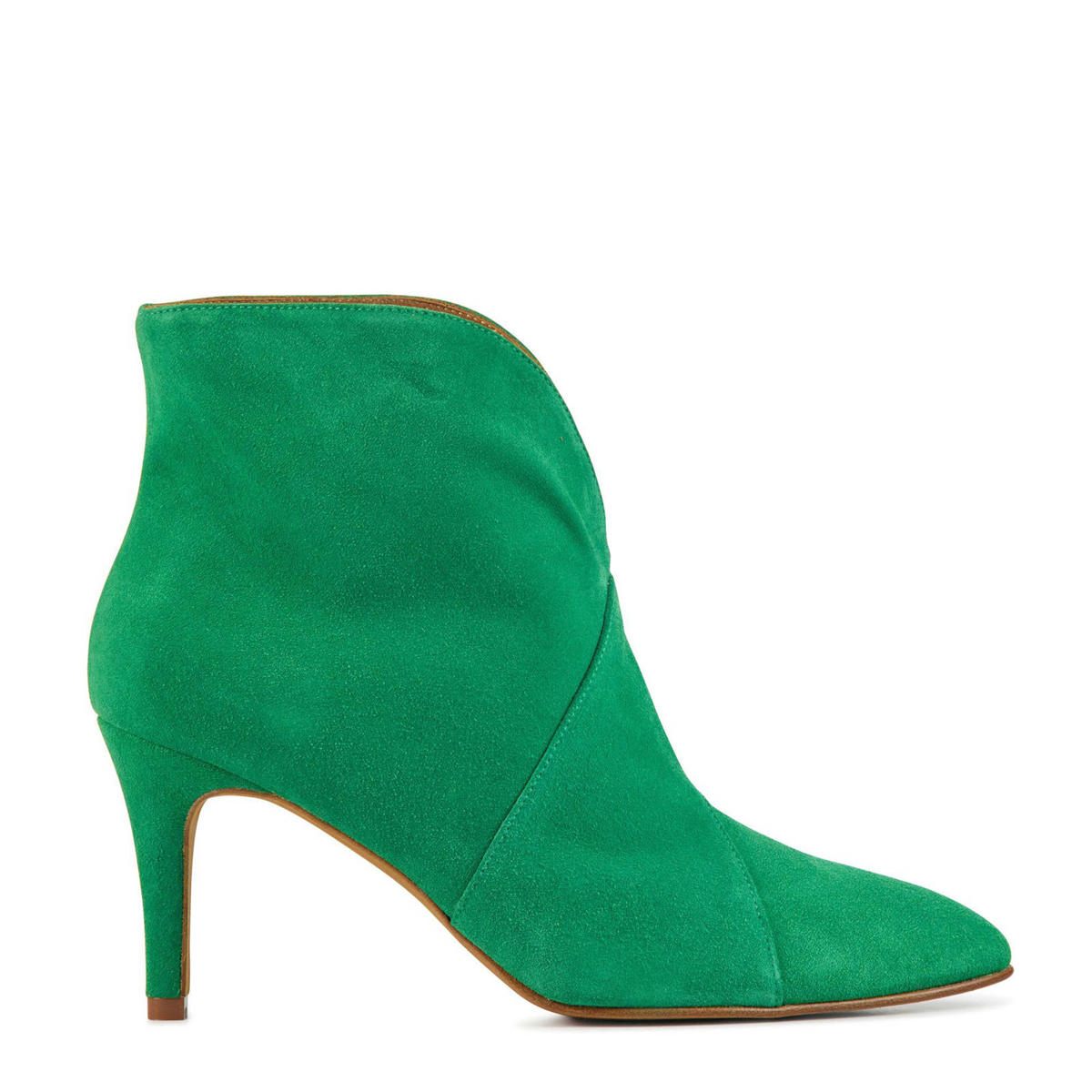 Toral suède enkellaarzen groen | wehkamp