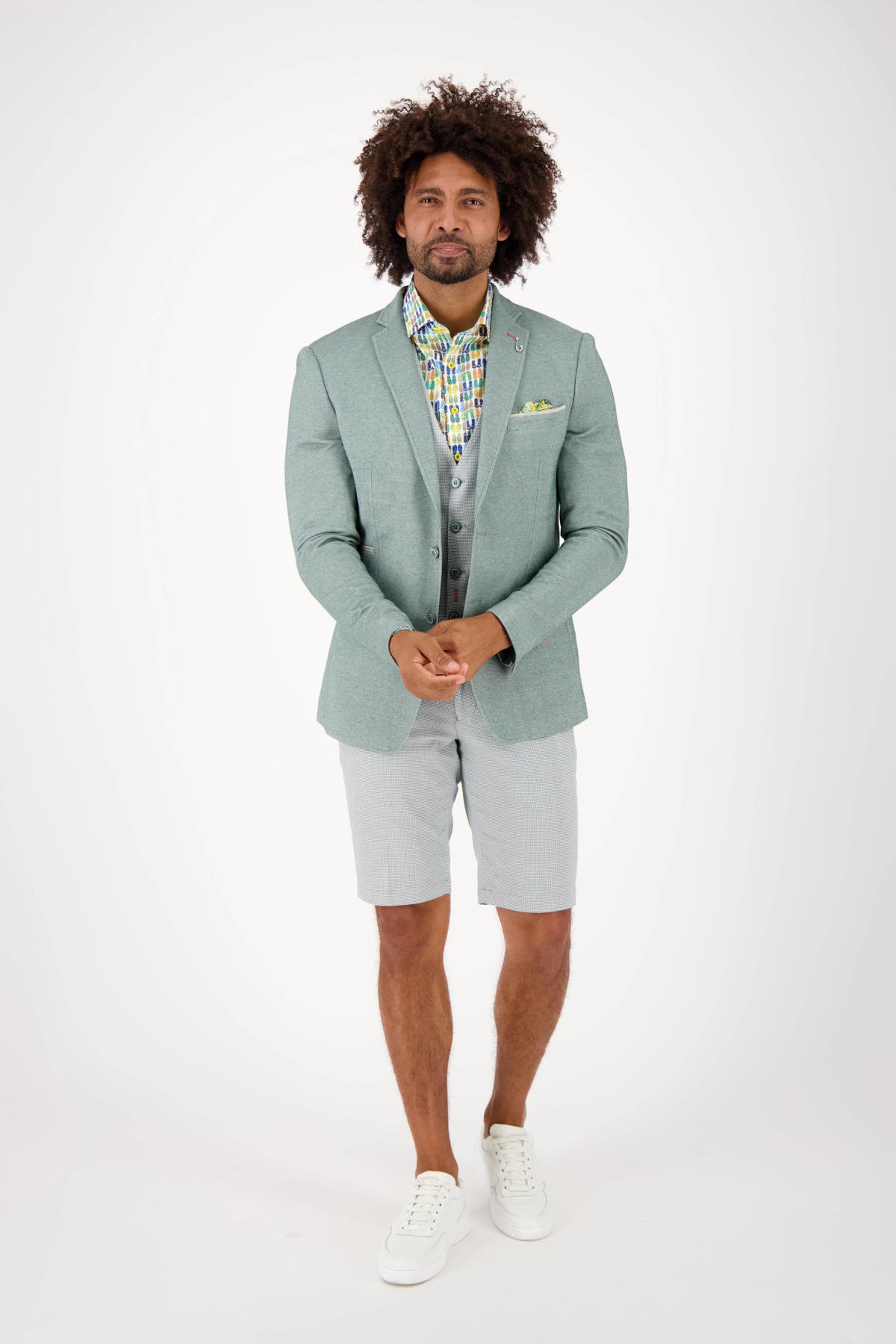 A fish named Fred regular fit colbert green pique brasil | wehkamp