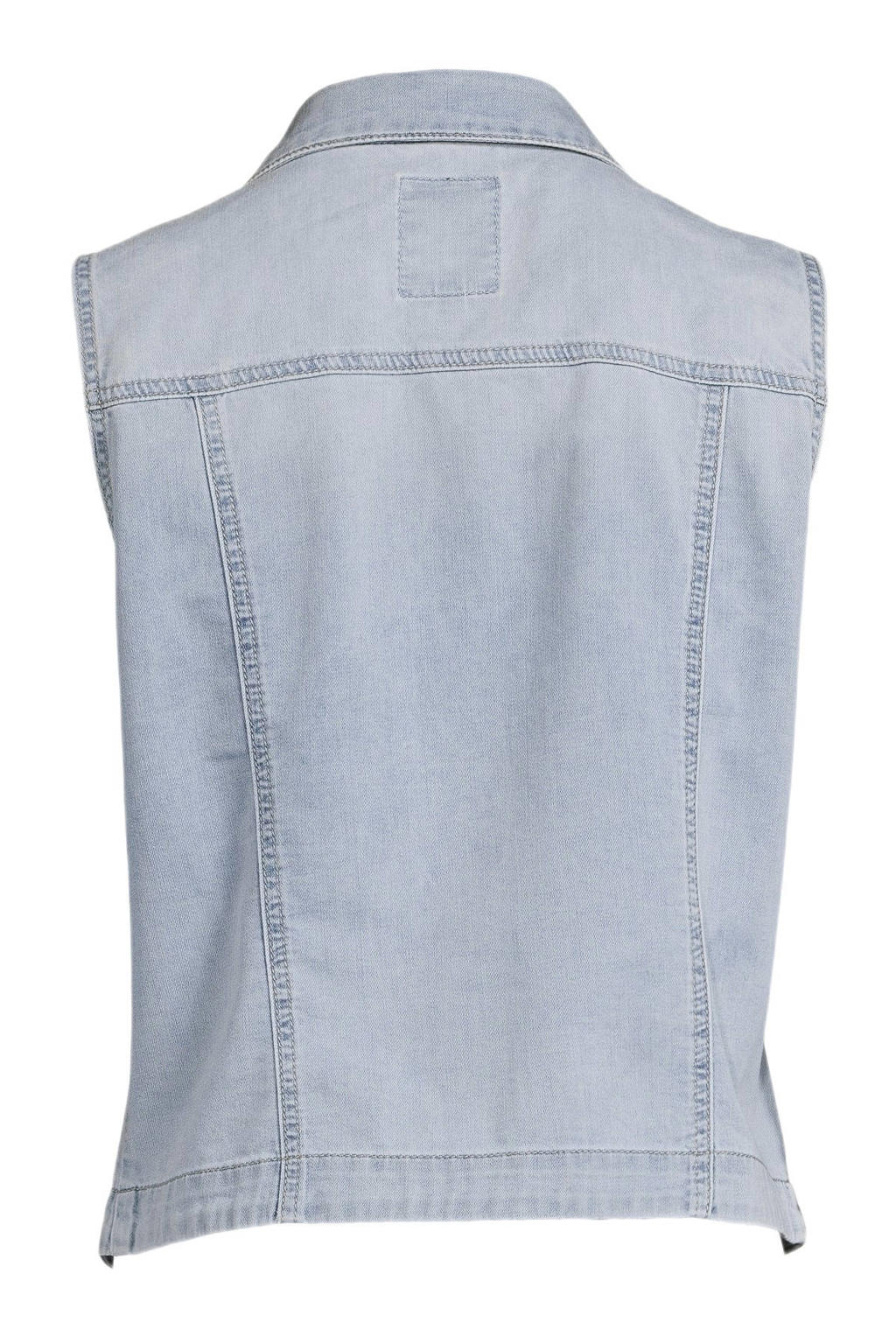 Geisha gilet light blue denim | wehkamp