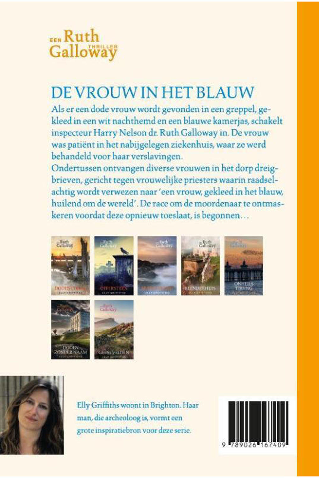 Elly Griffiths Ruth Galloway: De vrouw in het blauw | wehkamp