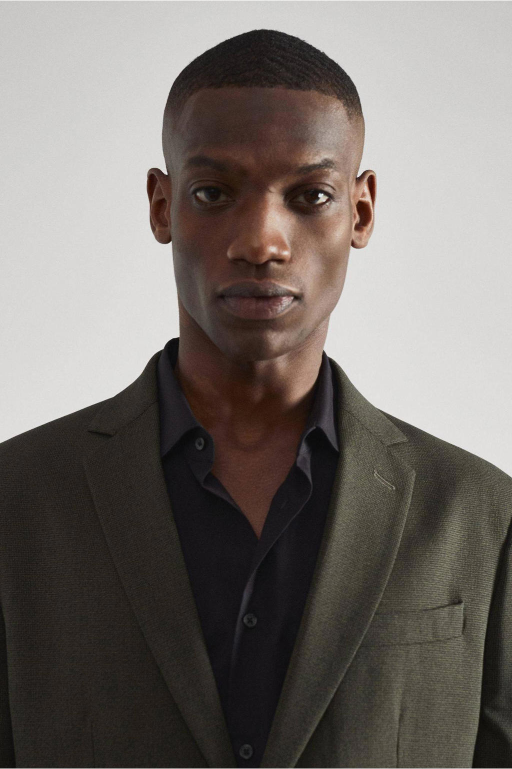 Mango Man super slim fit colbert groen | wehkamp