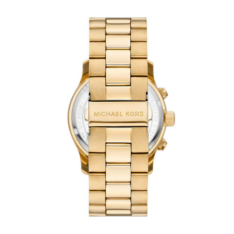 Michael Kors horloge MK9074 Runway goudkleurig | wehkamp