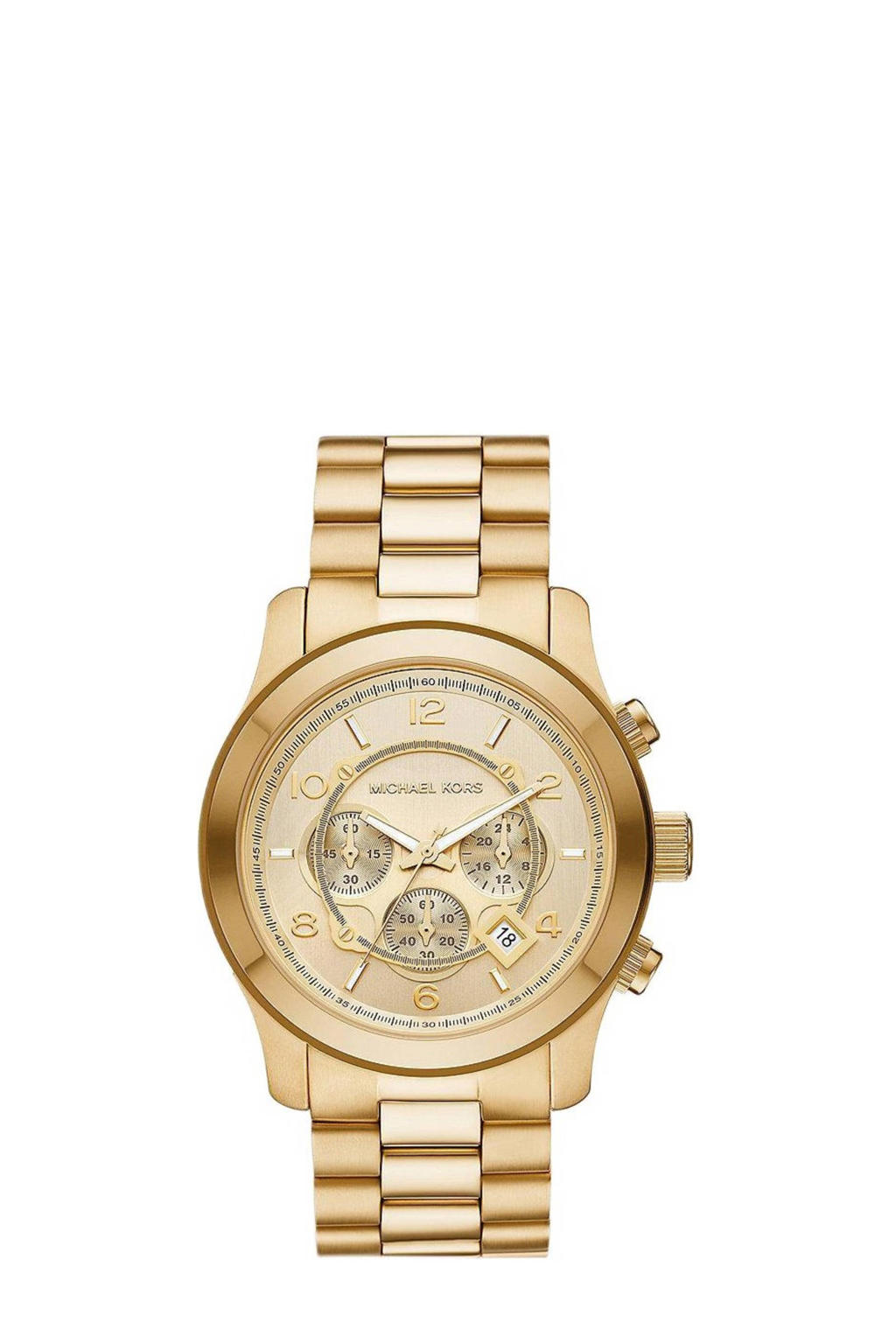 Michael Kors horloge MK9074 Runway goudkleurig | wehkamp