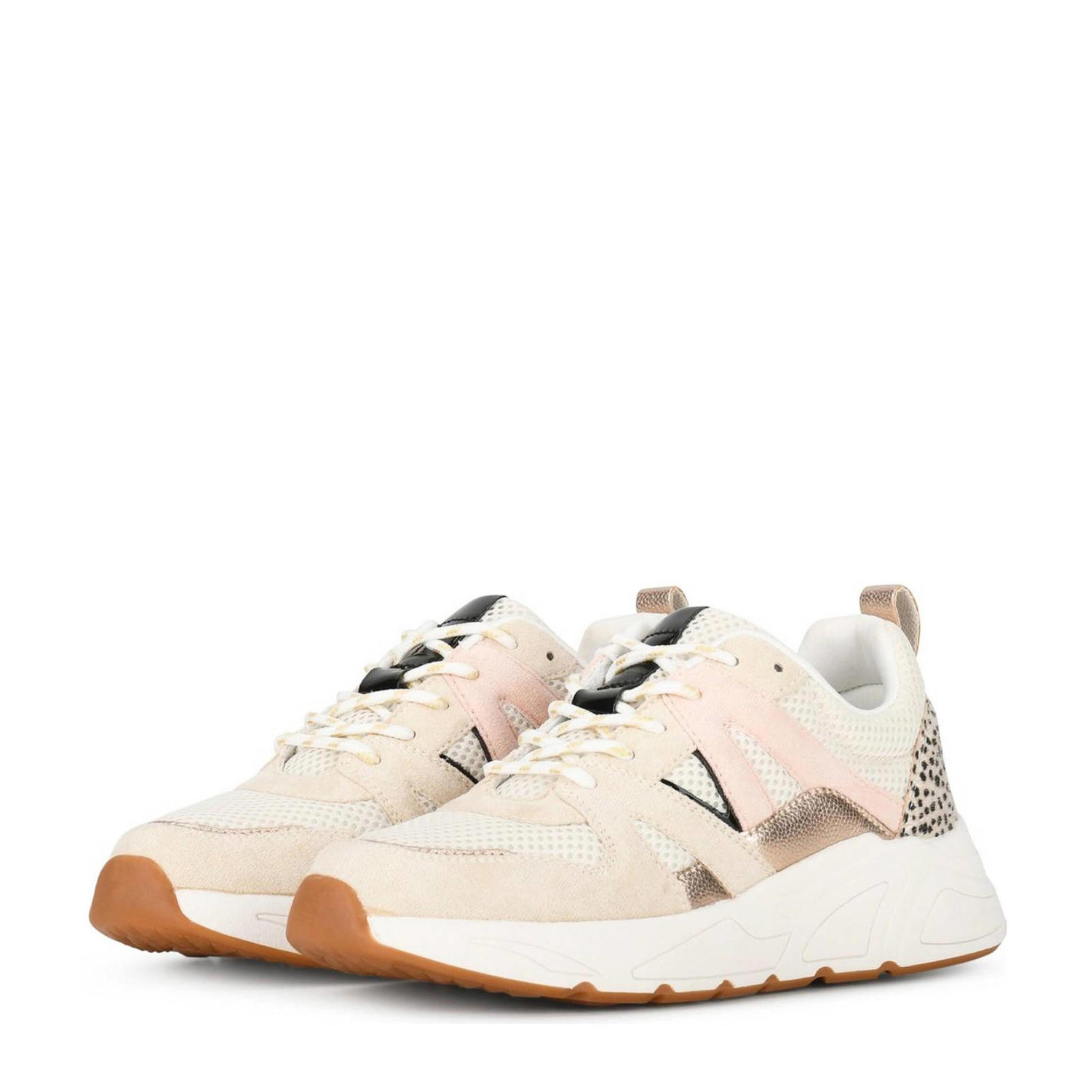 POSH by Poelman Carocel chunky sneakers beige | wehkamp