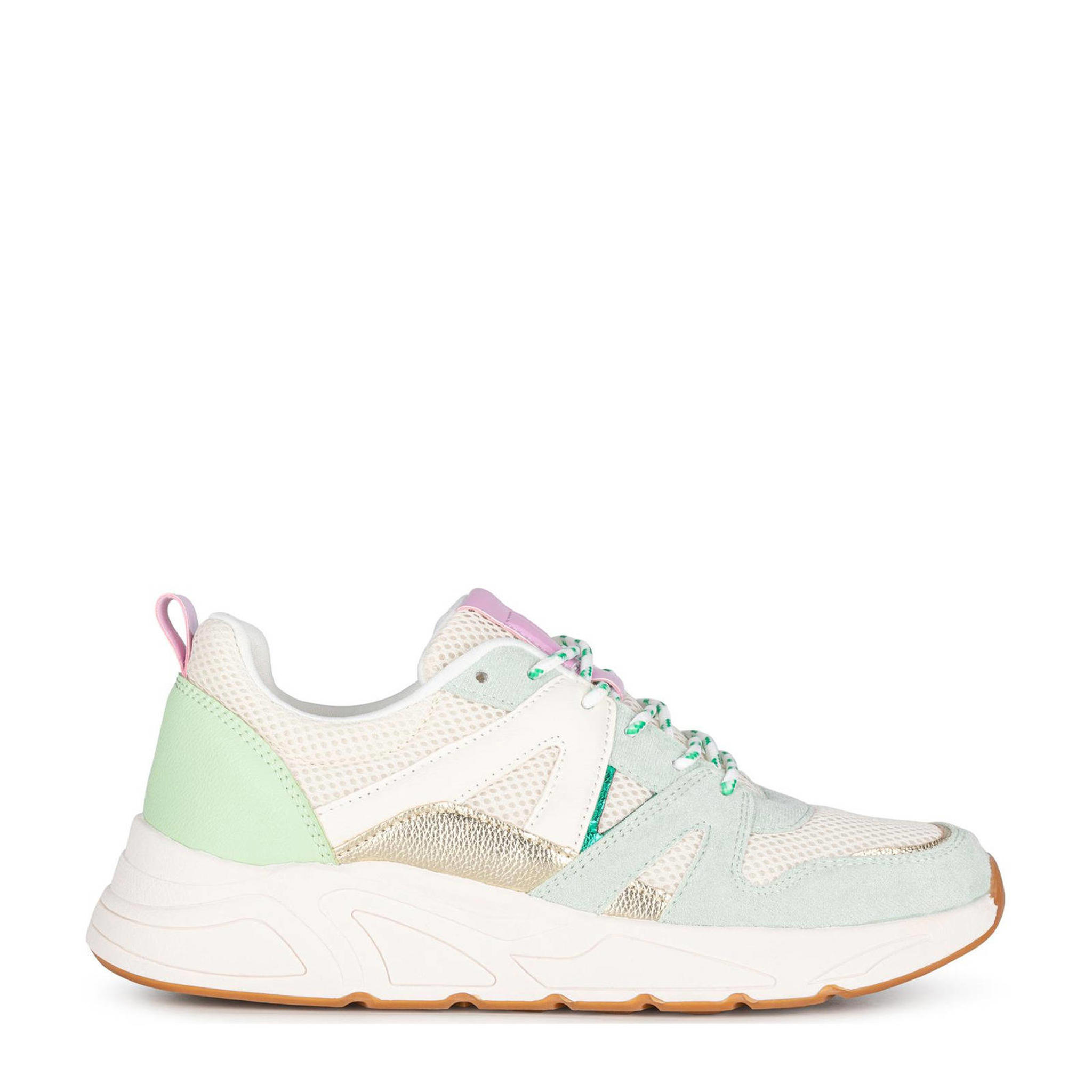 POSH by Poelman Carocel chunky sneakers lichtgroen | wehkamp