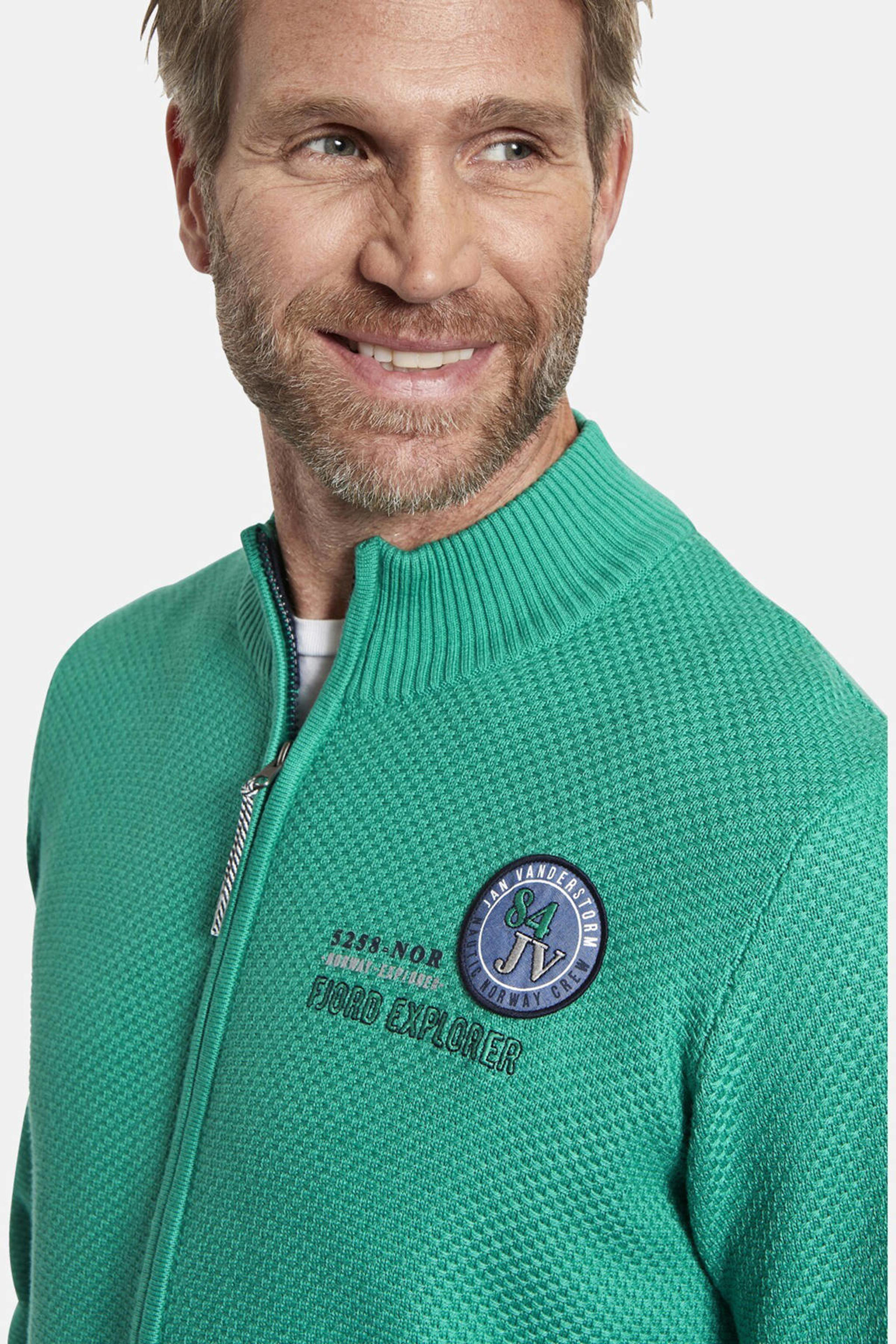 Jan Vanderstorm vest GAUT Plus Size groen | wehkamp