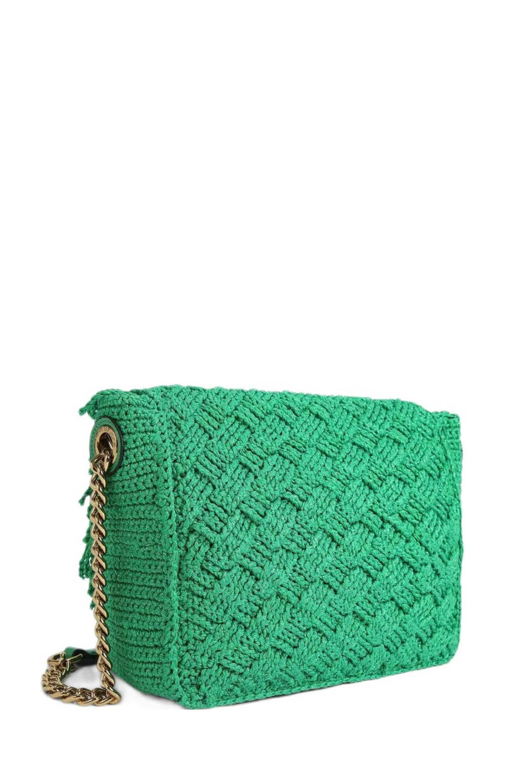 Kurt Geiger crossbody tas Crochet Fringe Kensington groen | wehkamp