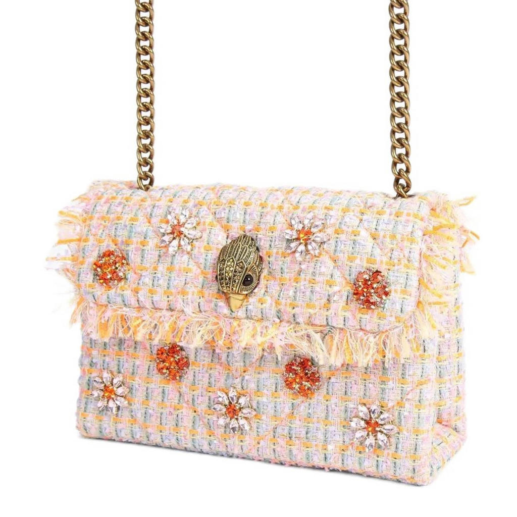 Kurt Geiger crossbody tas Tweed Kensington oranje | wehkamp