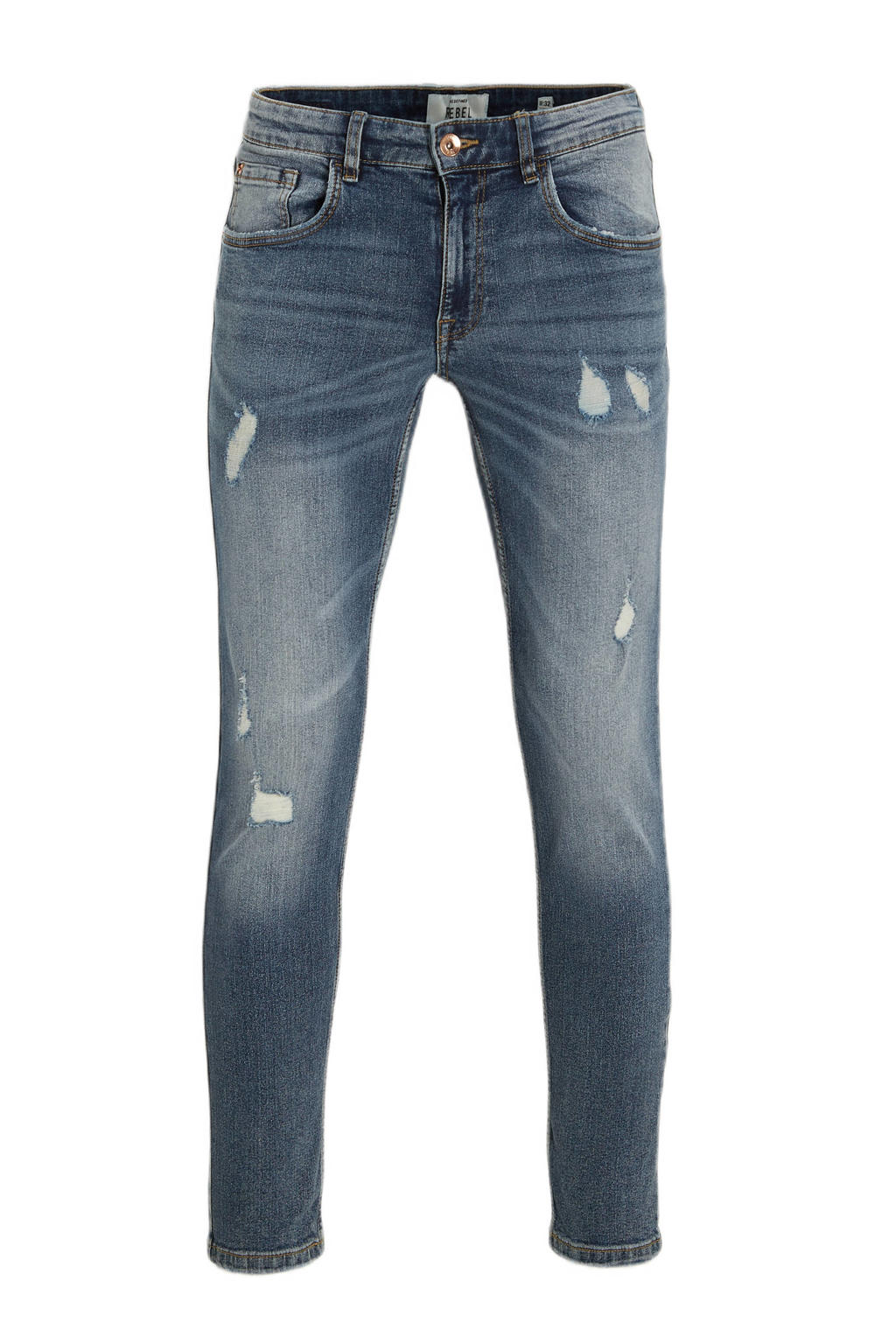 Redefined Rebel slim fit jeans RRStockholm Destroy artsy blue | wehkamp