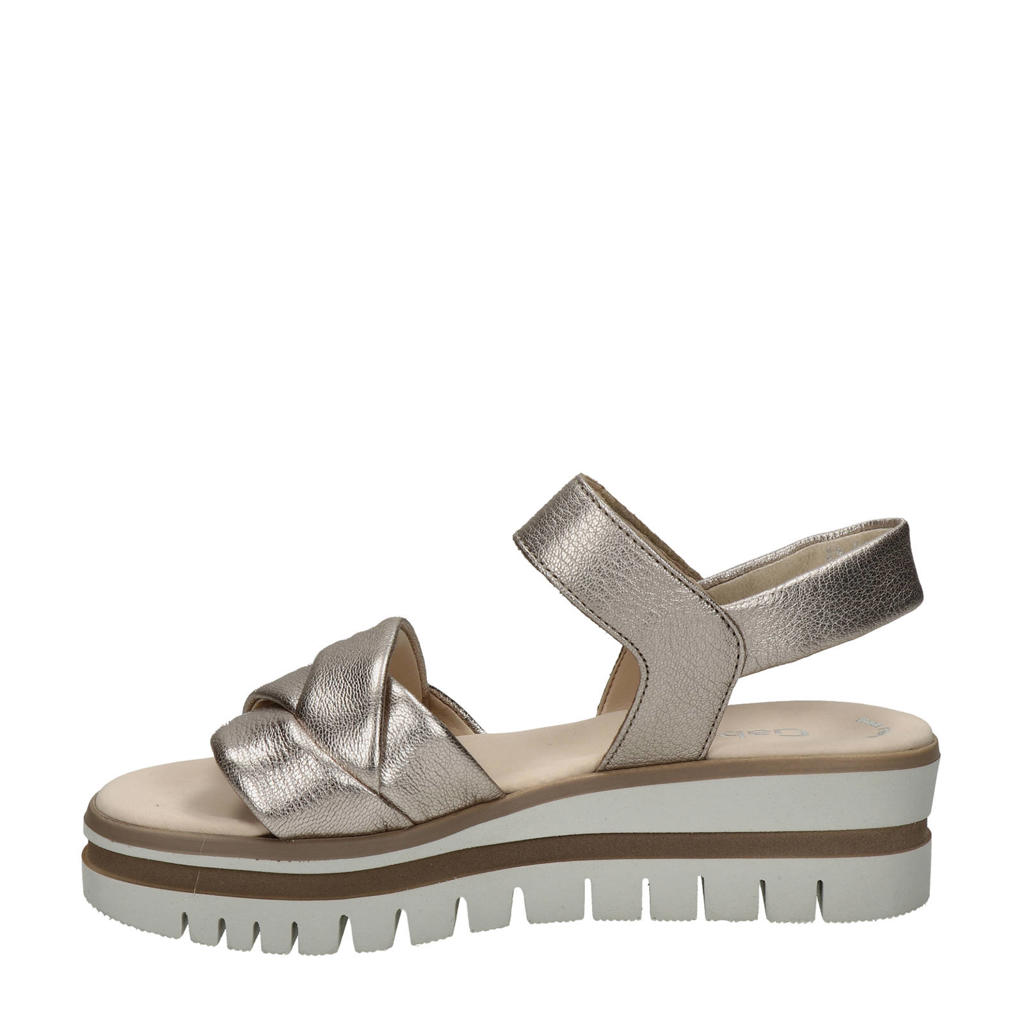 Gabor leren sandalen goud kopen? | Morgen in huis | wehkamp