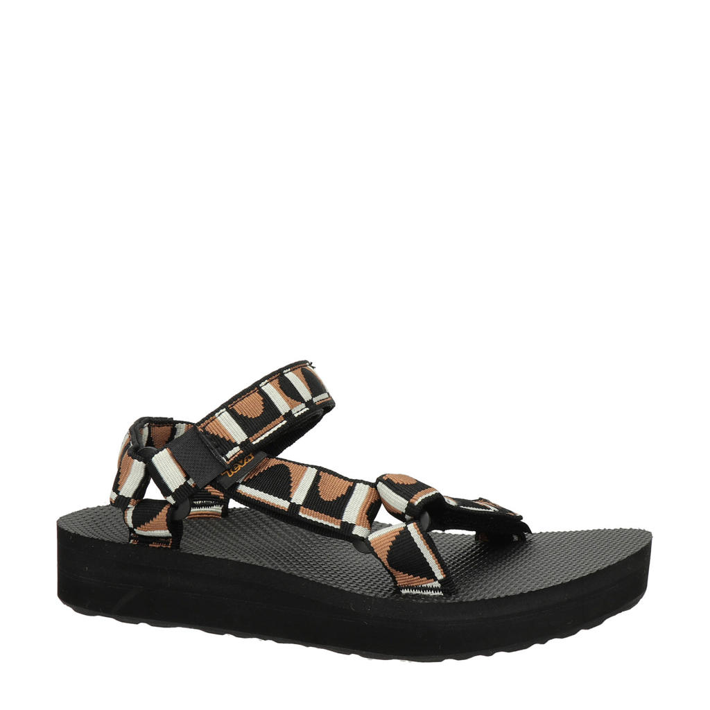 Teva Midform Universal sandalen zwart/bruin | wehkamp