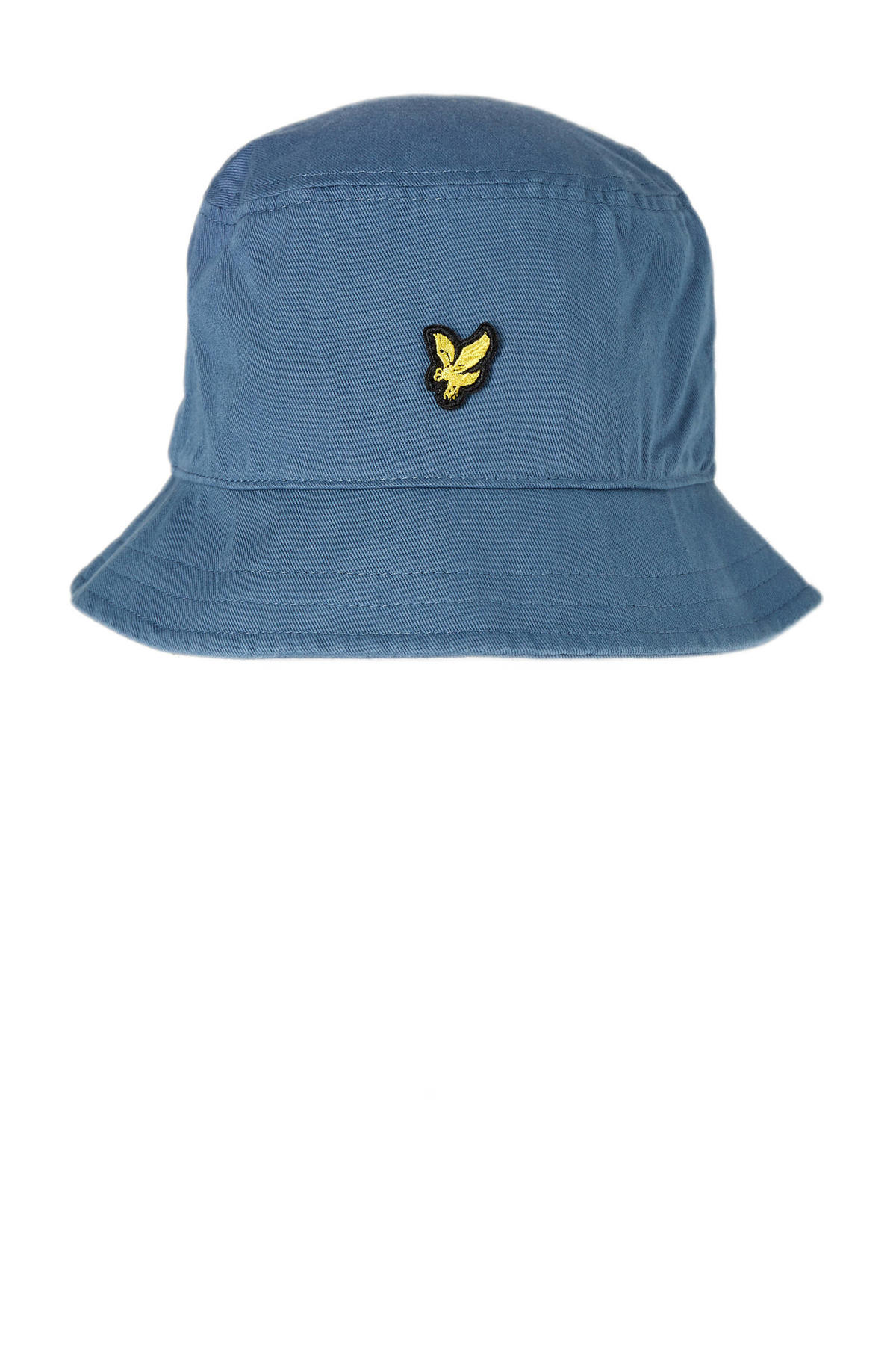 Lyle & Scott bucket hat blauw | wehkamp