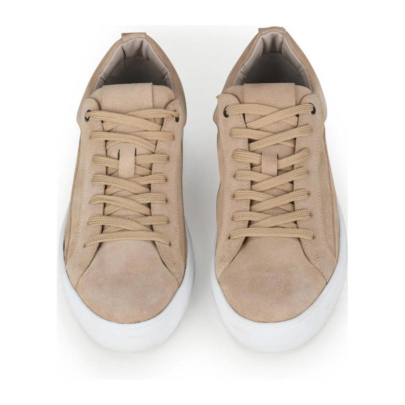 PS Poelman MIKE suède sneakers beige | wehkamp