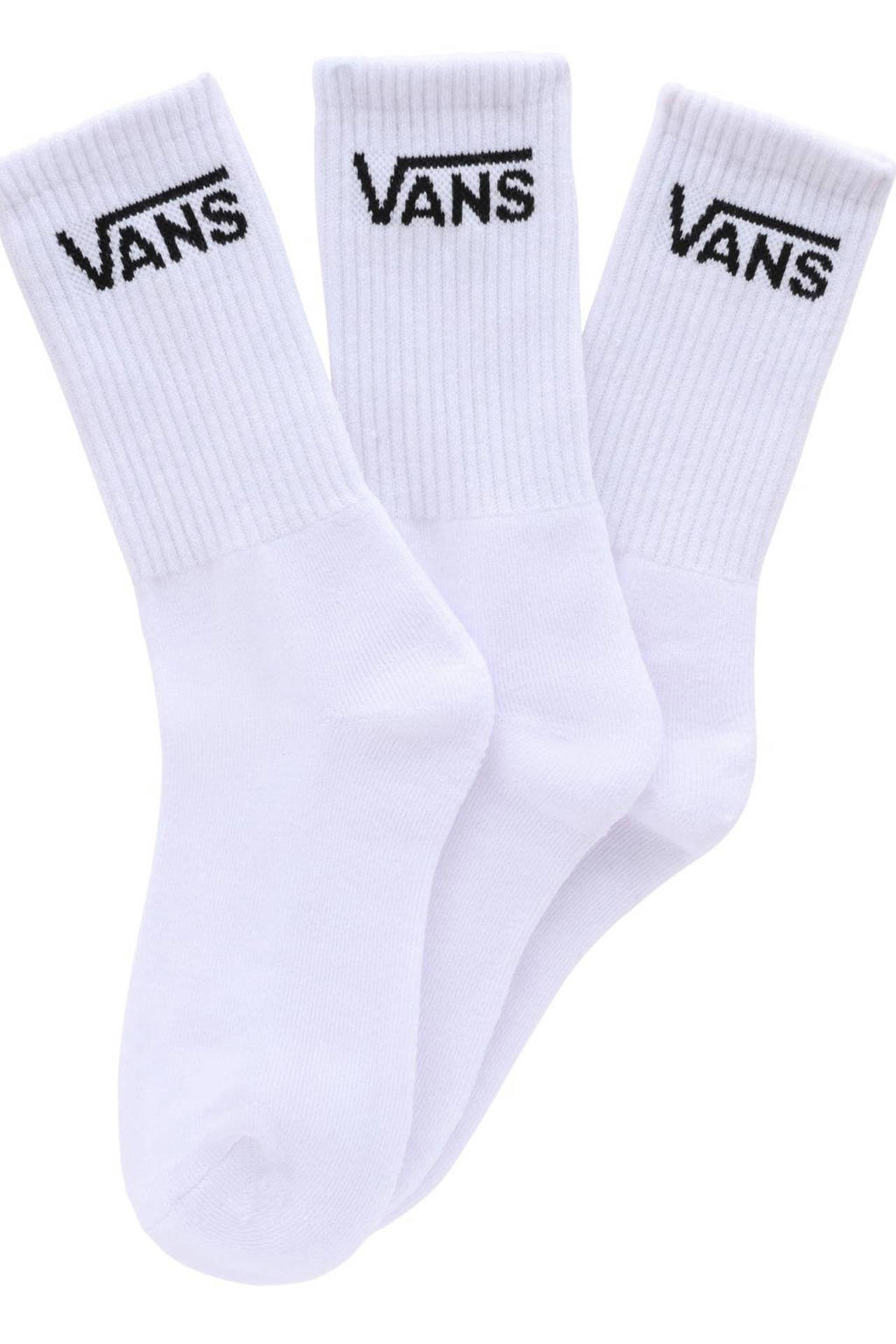 VANS sokken - set van 3 wit (maat 32 - 38) | wehkamp