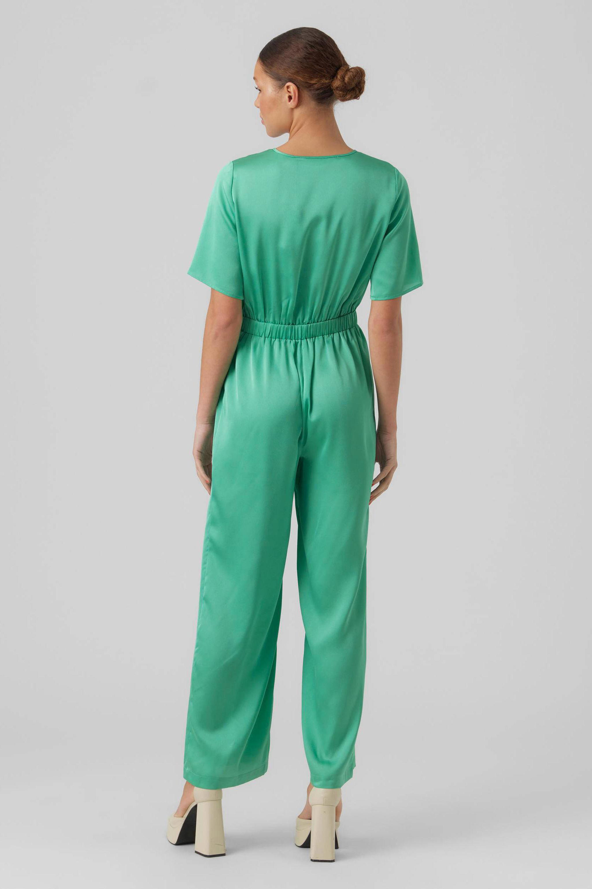 VERO MODA jumpsuit VMHEART groen | wehkamp