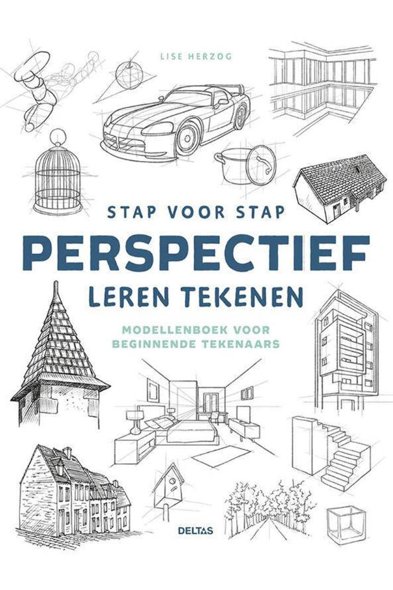 Lise HERZOG Stap voor stap perspectief leren tekenen | wehkamp