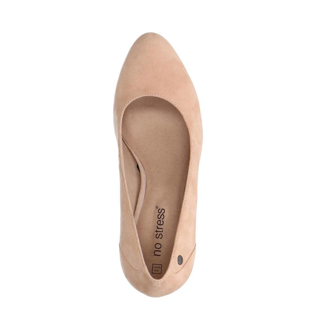 No Stress suède pumps beige kopen? | Morgen in huis | wehkamp