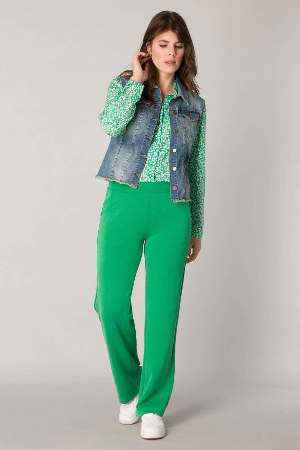 Ivy Beau gilet medium blue denim | wehkamp