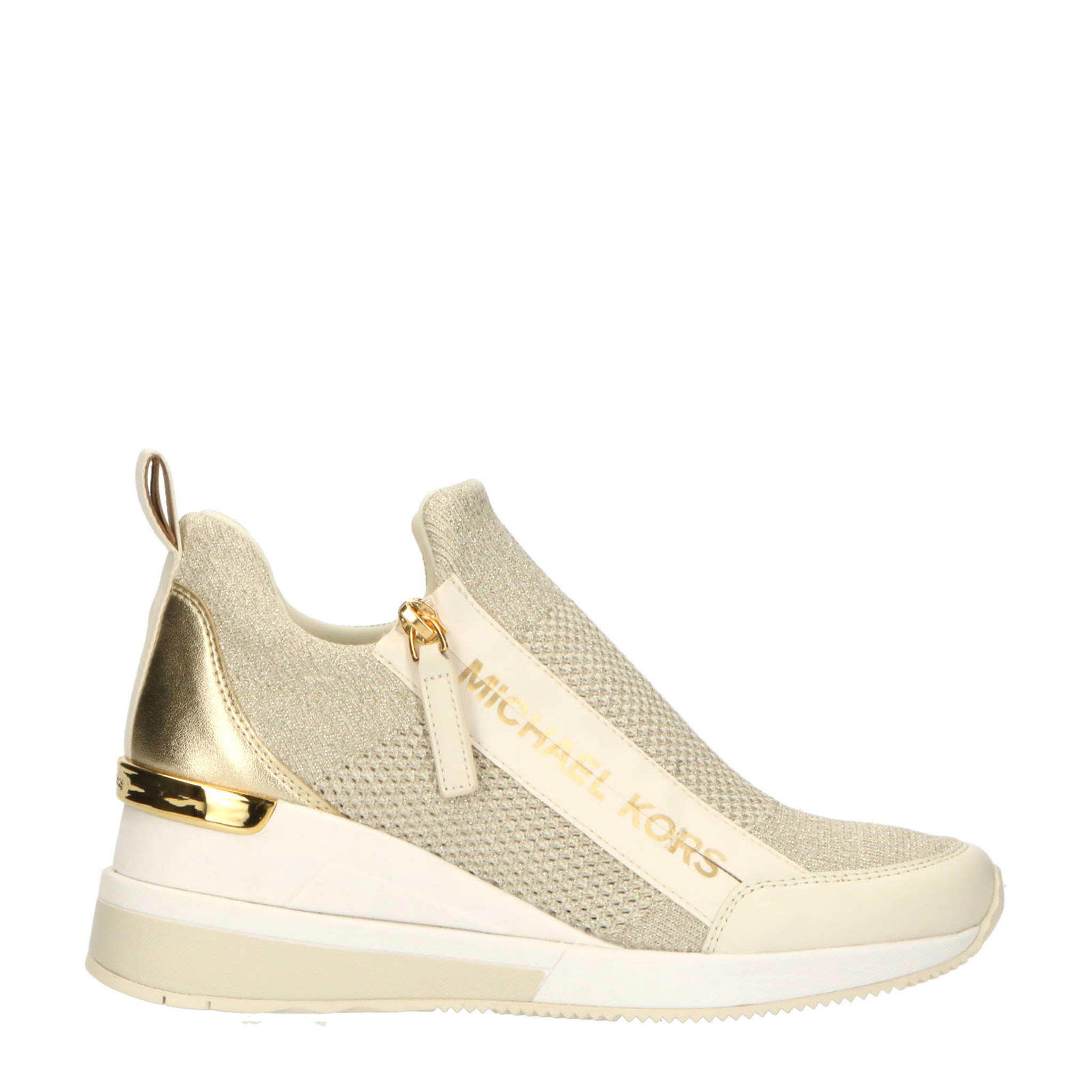 Michael Kors Willis Wedge Trainer Willis Wedge Trainer sneakers beige ...