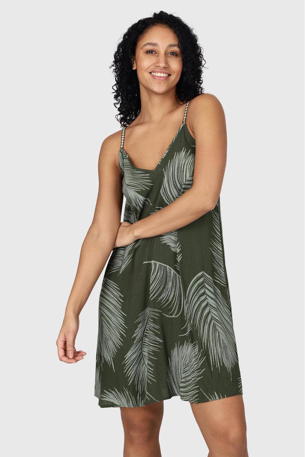 Brunotti strandjurk Jules donkergroen | wehkamp