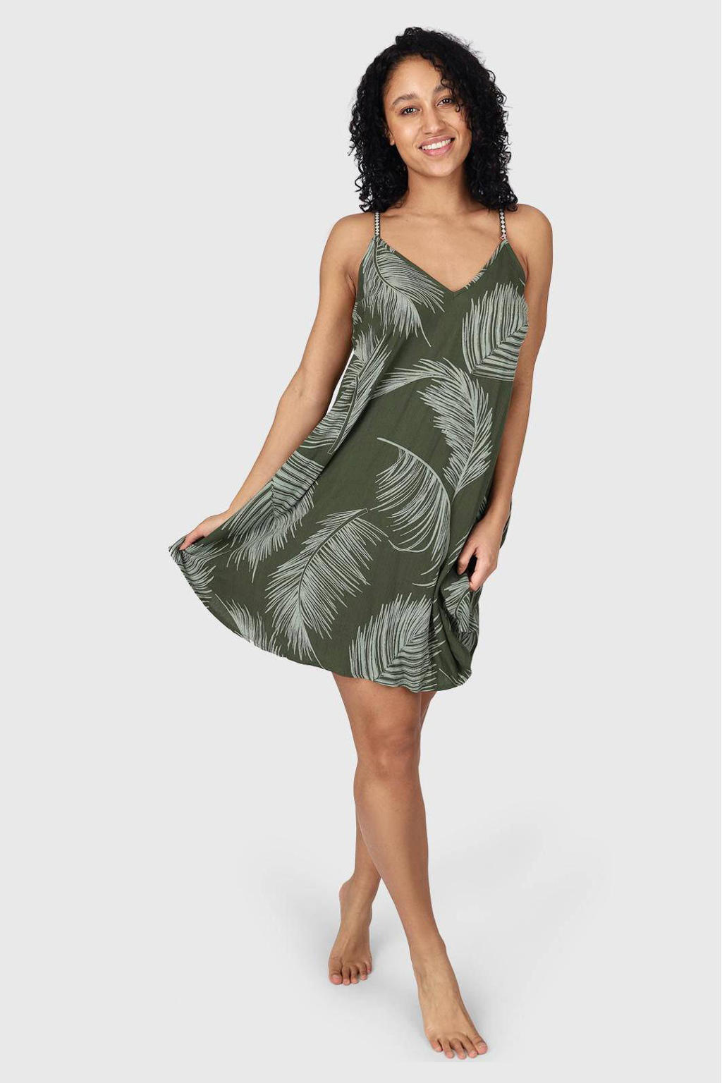 Brunotti strandjurk Jules donkergroen | wehkamp