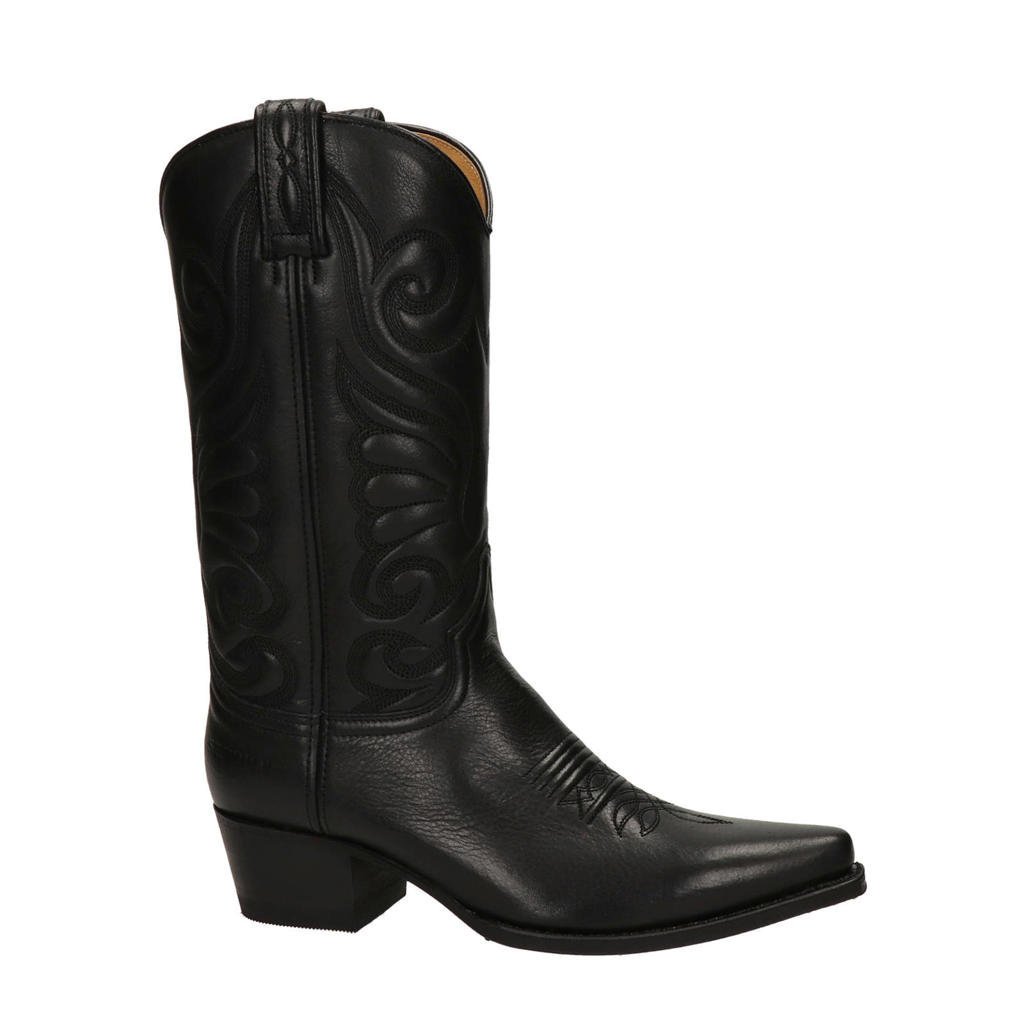 Sendra Gene Berdy leren cowboylaarzen zwart | wehkamp
