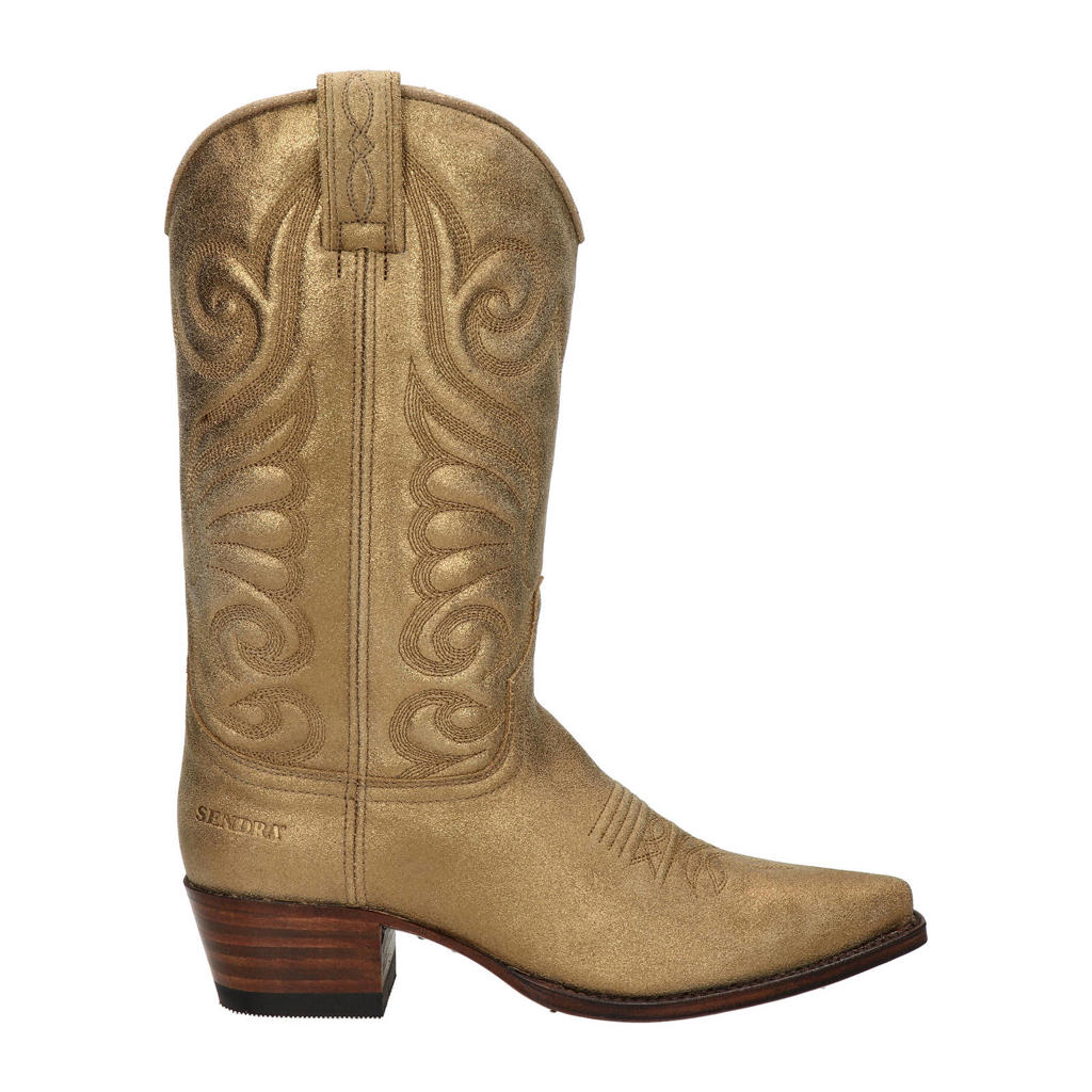 Sendra Gene Berdy leren cowboylaarzen goud | wehkamp