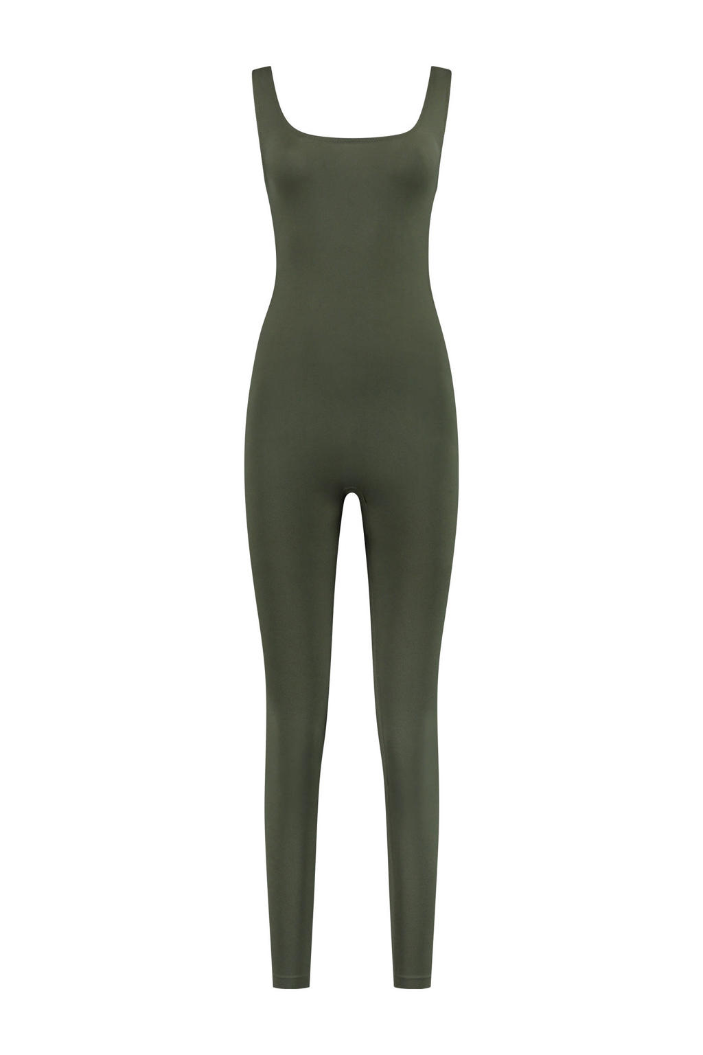 MKBM sport jumpsuit donkergroen | wehkamp