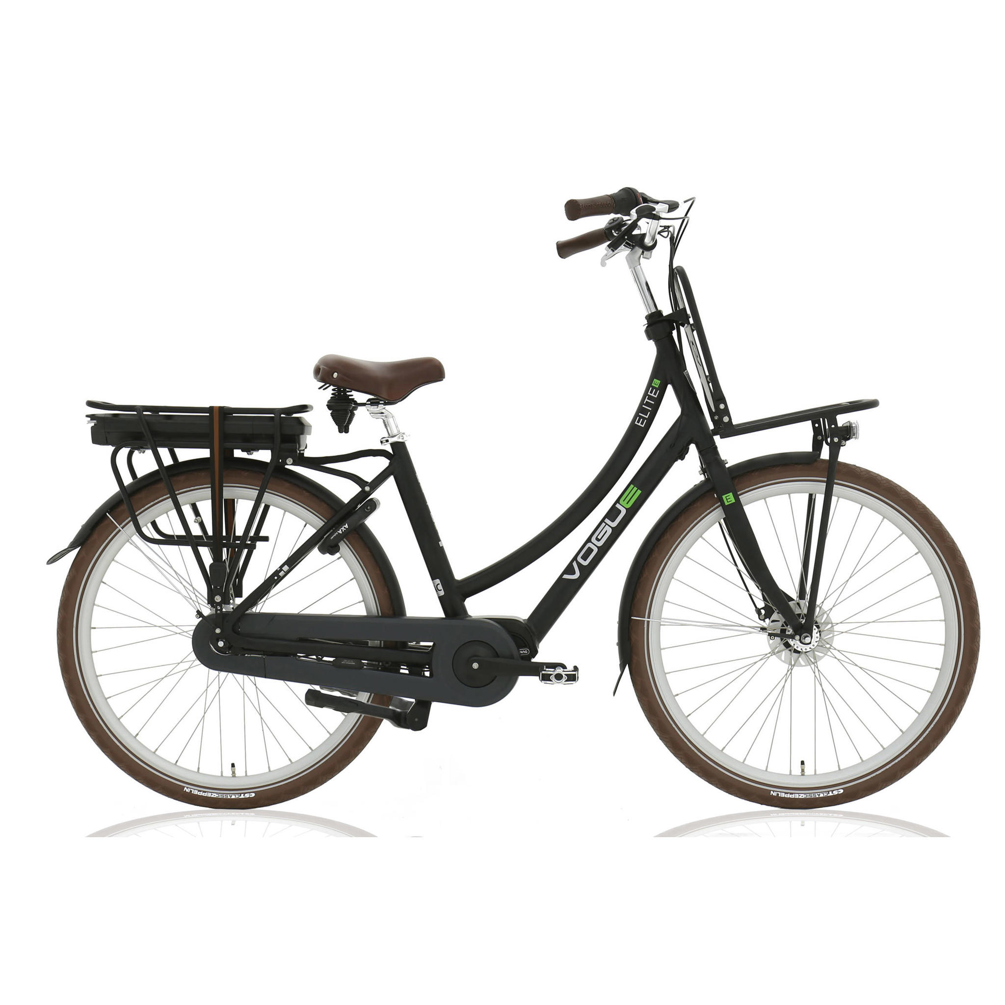 Vogue Elite M200 elektrische transportfiets, dames, 50 cm, Nexus 7, matt black | wehkamp