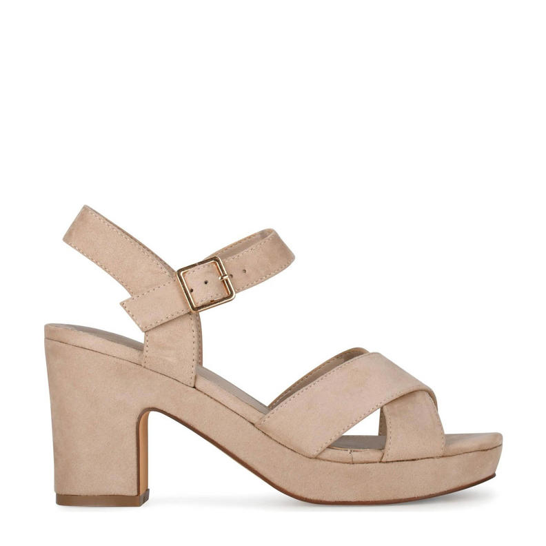 POSH by Poelman Mary sandalettes beige | wehkamp