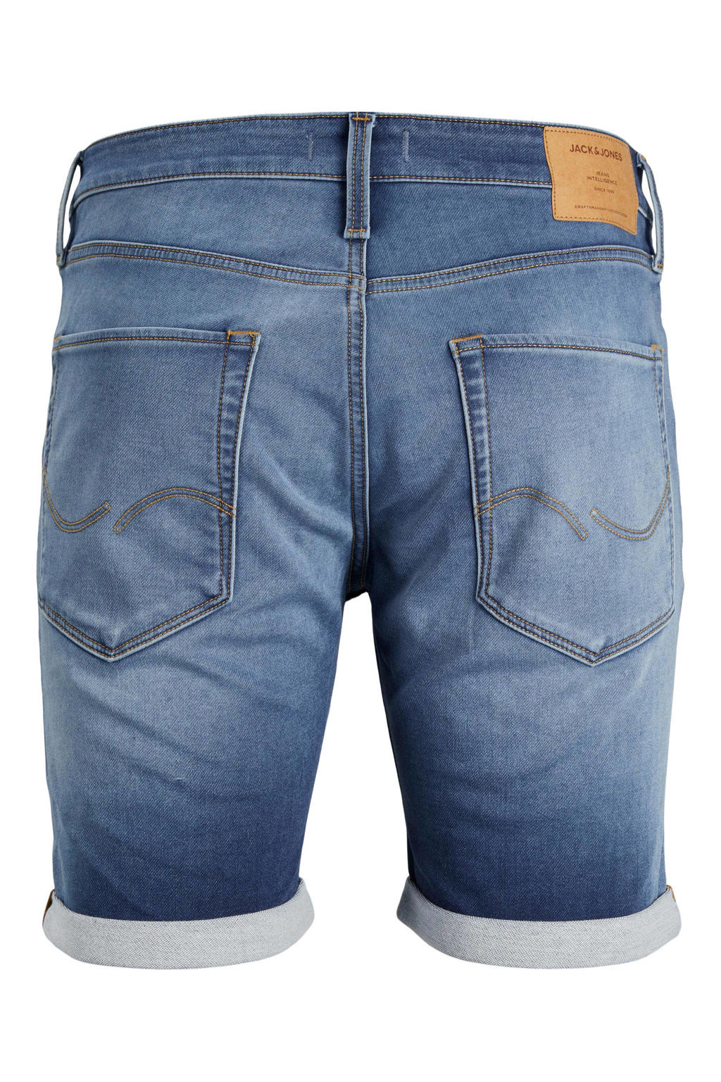 JACK & JONES JEANS INTELLIGENCE regular fit short JJIRICK JJICON blue denim | wehkamp