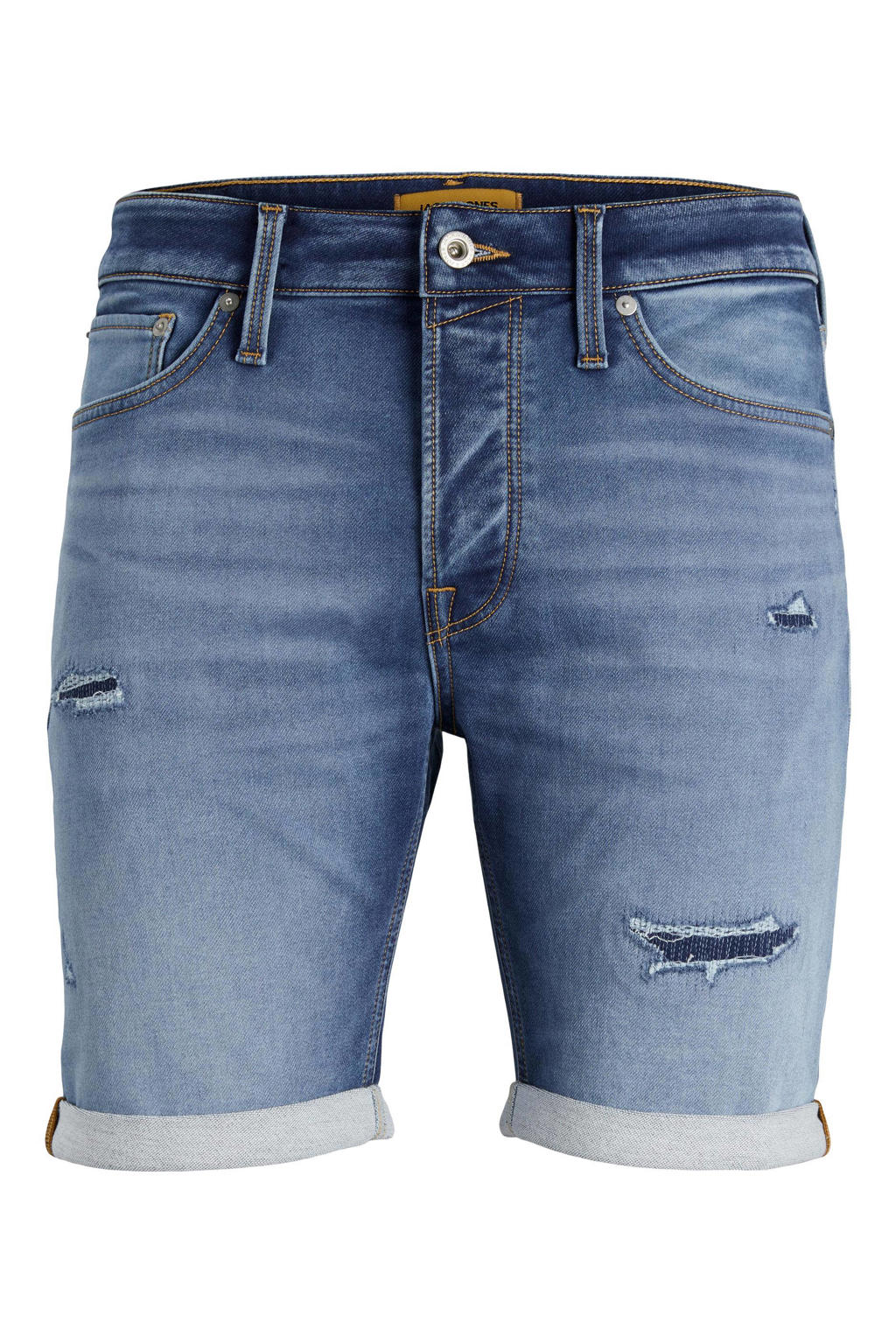 JACK & JONES JEANS INTELLIGENCE regular fit short JJIRICK JJICON blue denim | wehkamp