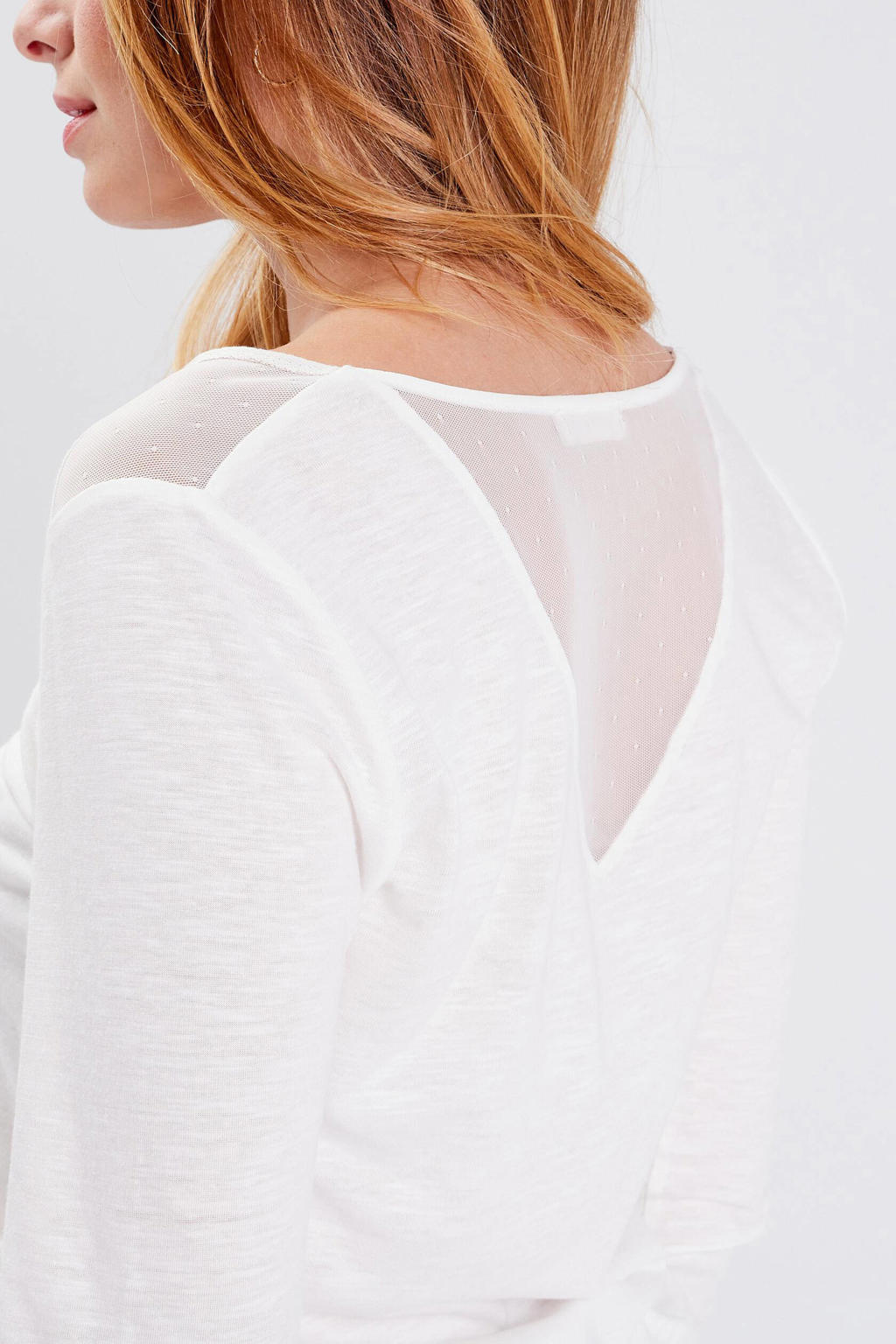 Cache Cache top met open detail wit | wehkamp