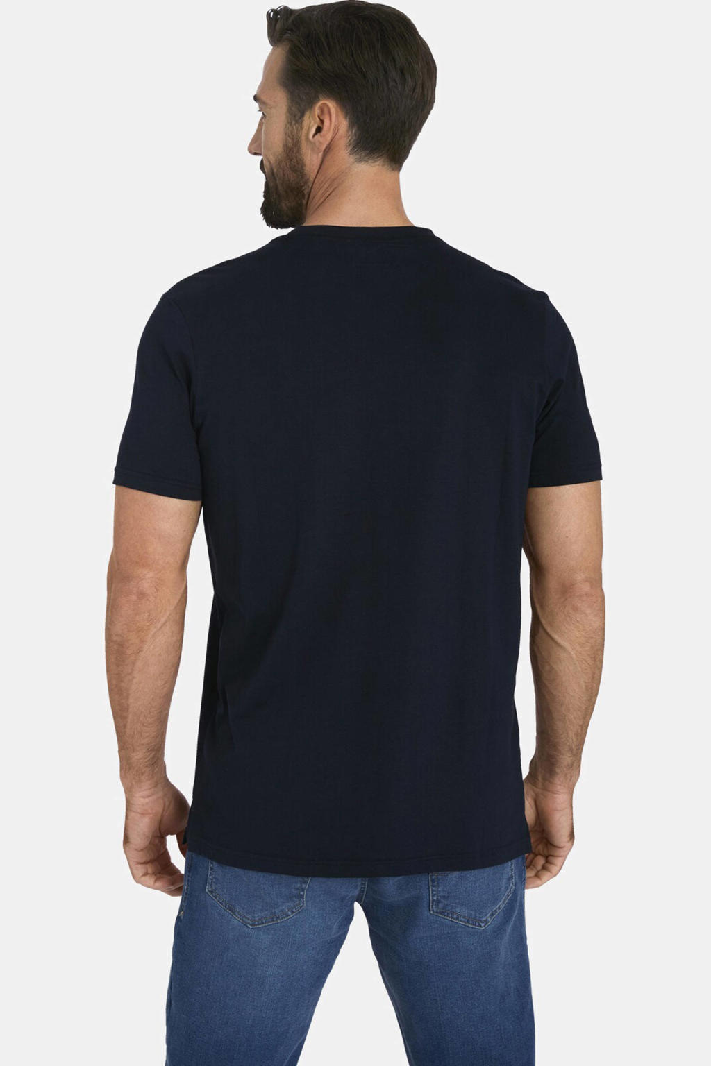 Jan Vanderstorm regular fit T-shirt KALEB Plus Size met printopdruk ...