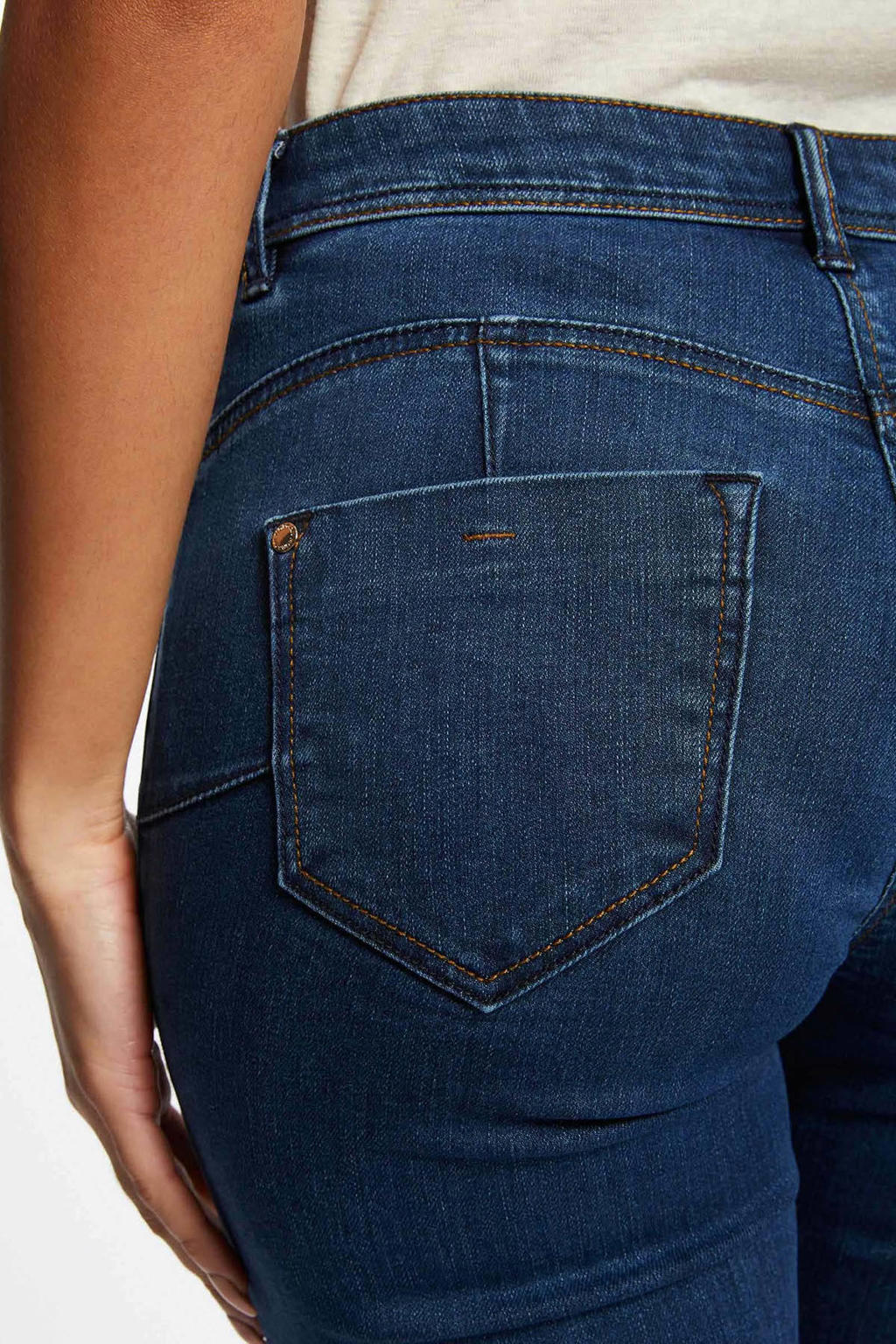 Morgan skinny jeans medium blue denim | wehkamp