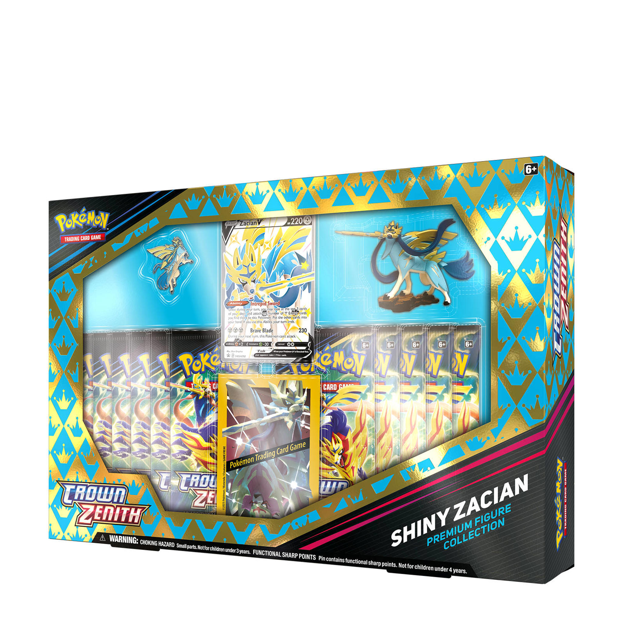 Pokemon Crown Zenith Premium Figure Collection Shiny Zacian | wehkamp