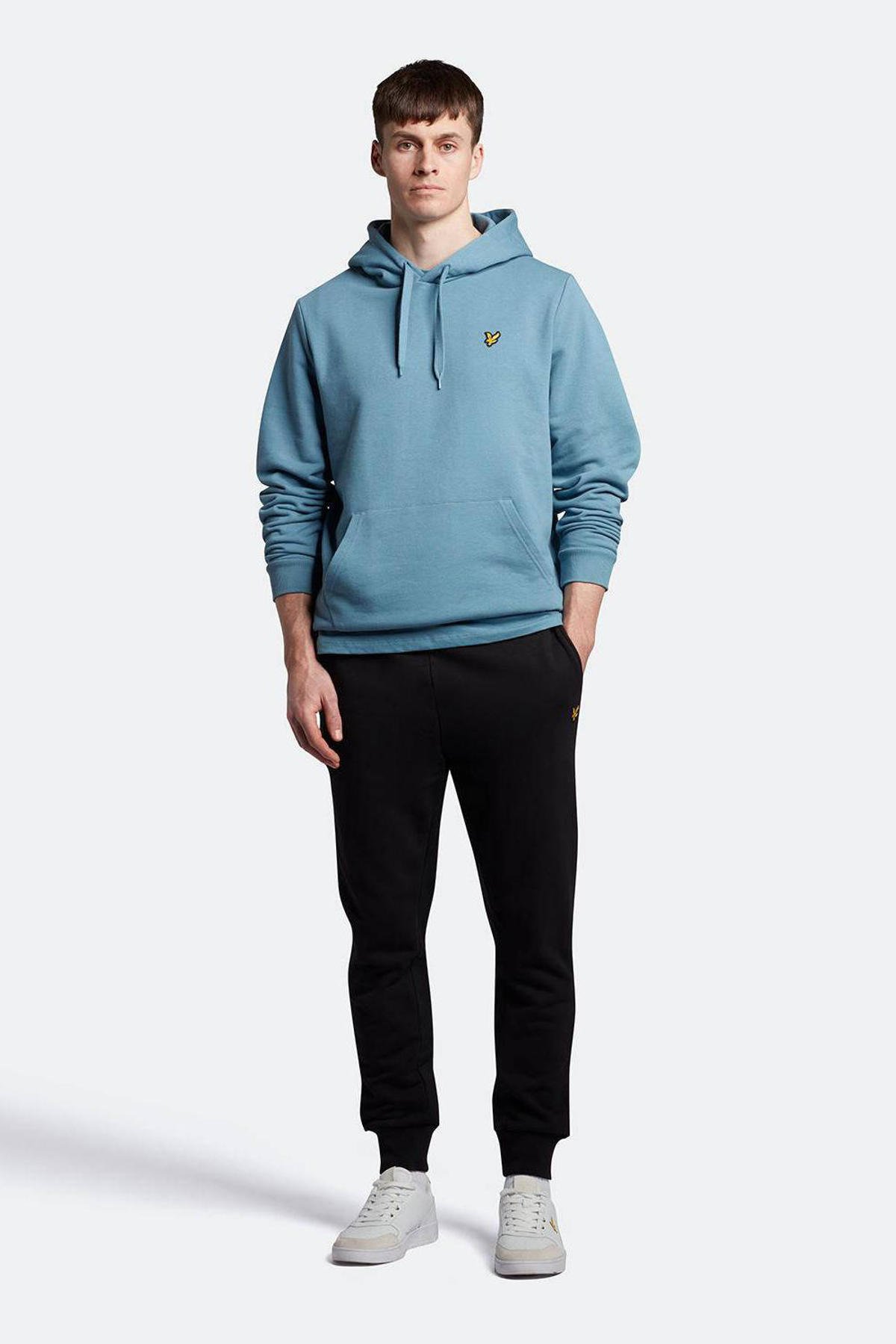 Lyle & Scott hoodie skipton blue | wehkamp