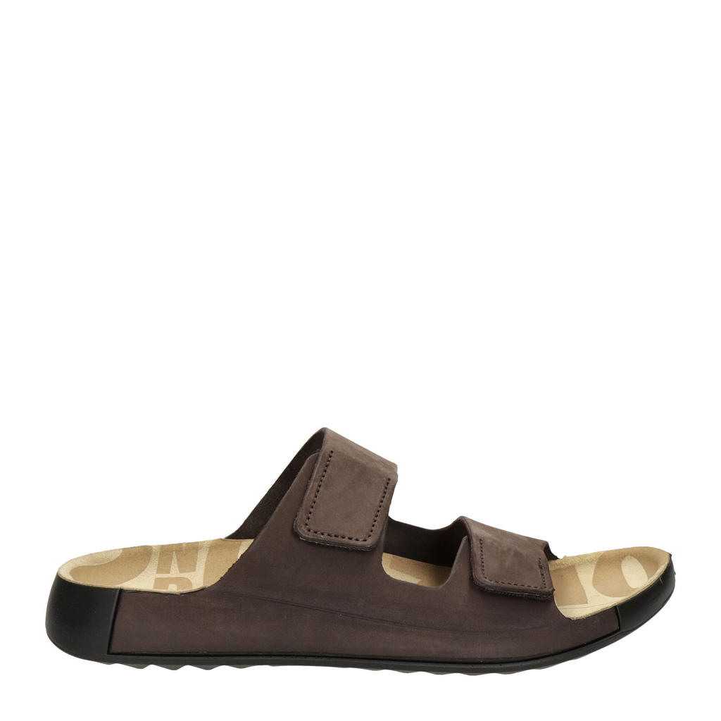 Ecco 2nd Cozmo nubuck slippers bruin | wehkamp