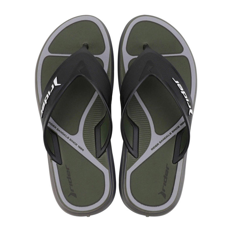 Rider teenslippers zwart/grijs | wehkamp